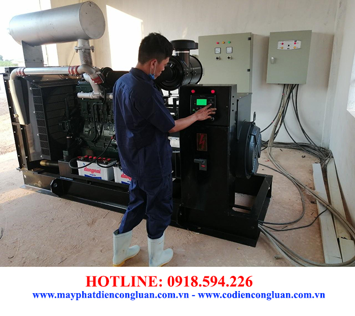 Bàn giao máy phát điện Doosan 190kva, lắp đặt tận nơi