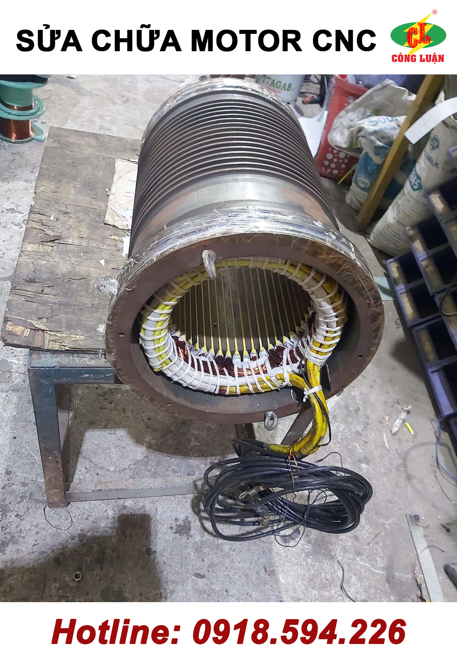 Quấn sửa motor CNC